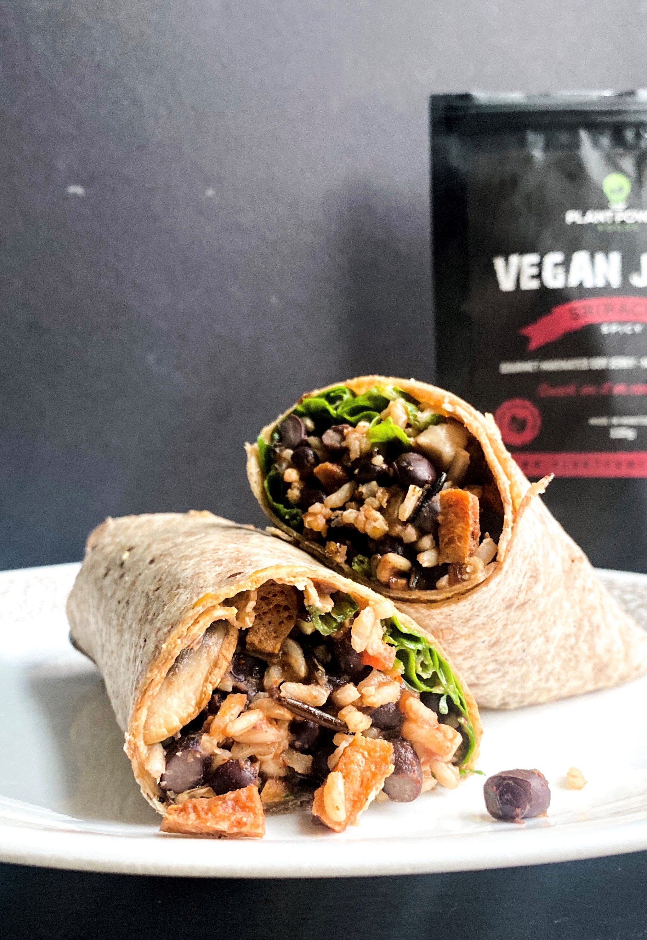 Black Bean Burrito – Plant Power Foods